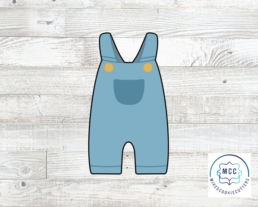 Baby Boy Overalls Cookie Cutter - Etsy