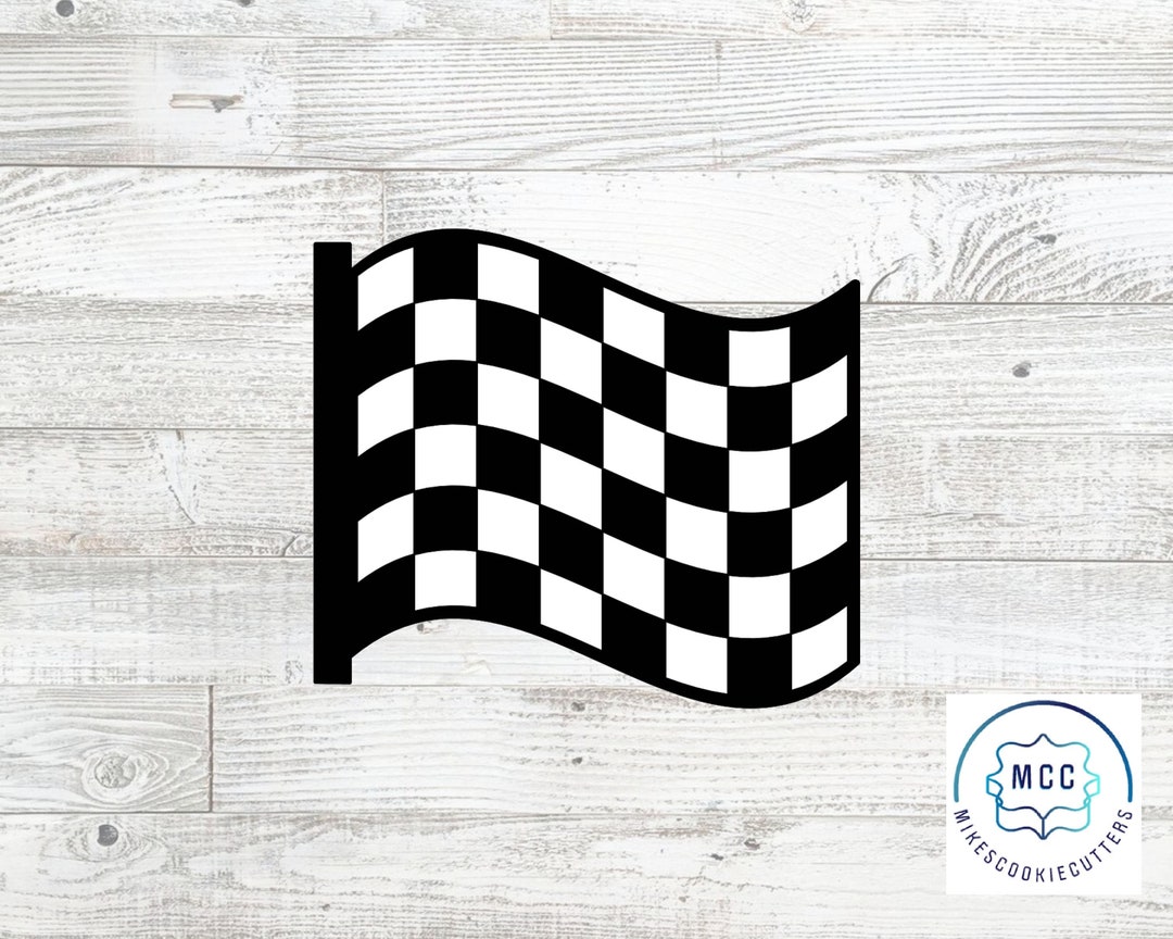Single Race Flag Cookie Cutter or Stencil - Etsy