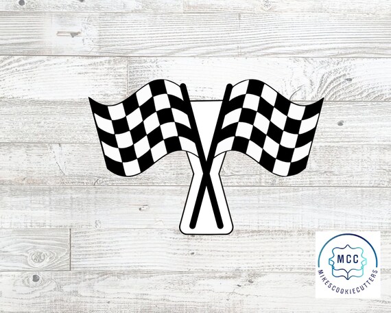 Motorcycle Motocross BMX Race Flags Cookie Cutter - Etsy