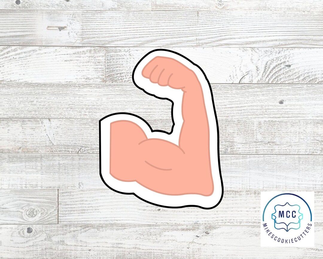 Strong Arm Muscle Bicep Cookie Cutter - Etsy