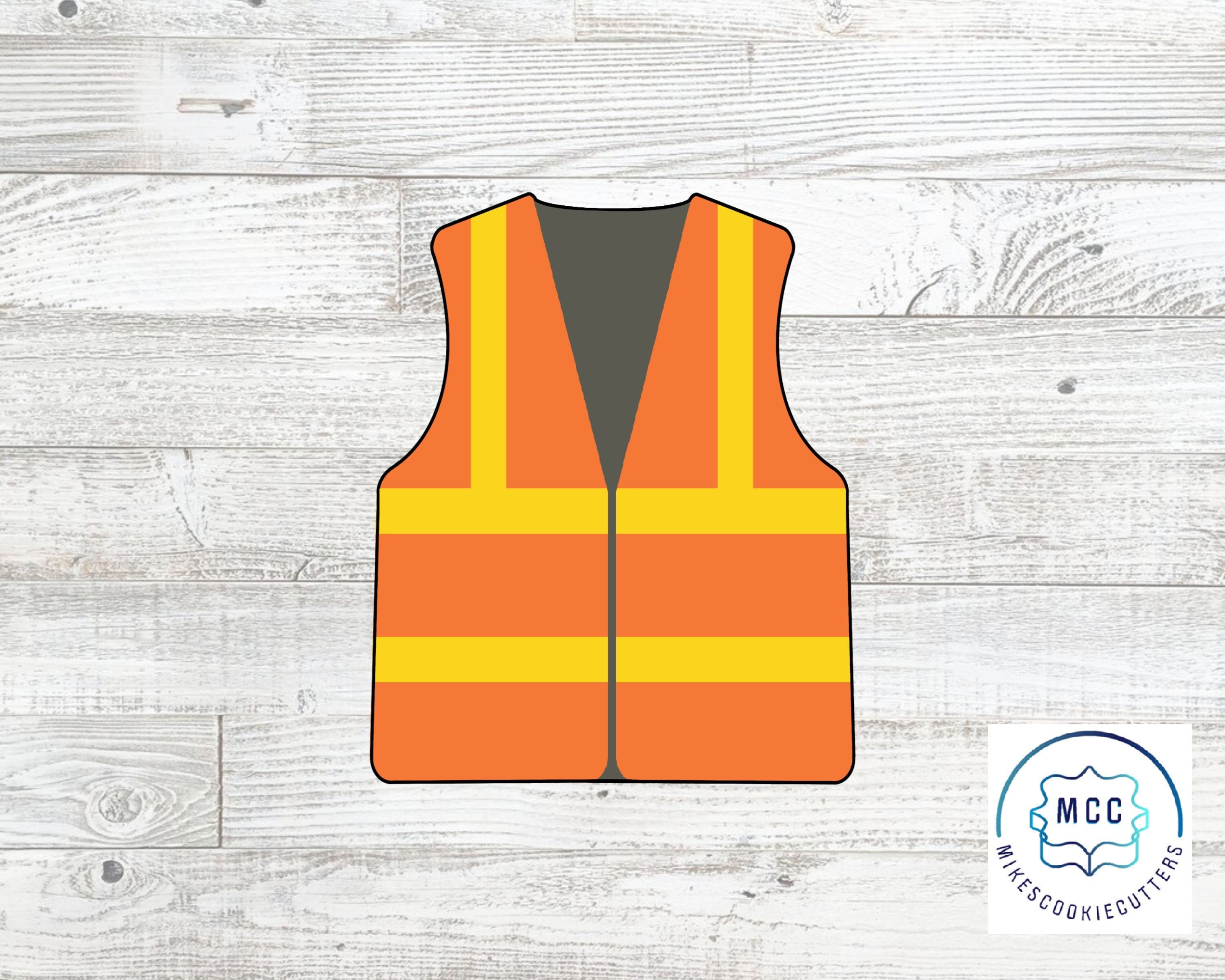 Safety Vest Life Jacket Construction Cookie Cutter - Etsy