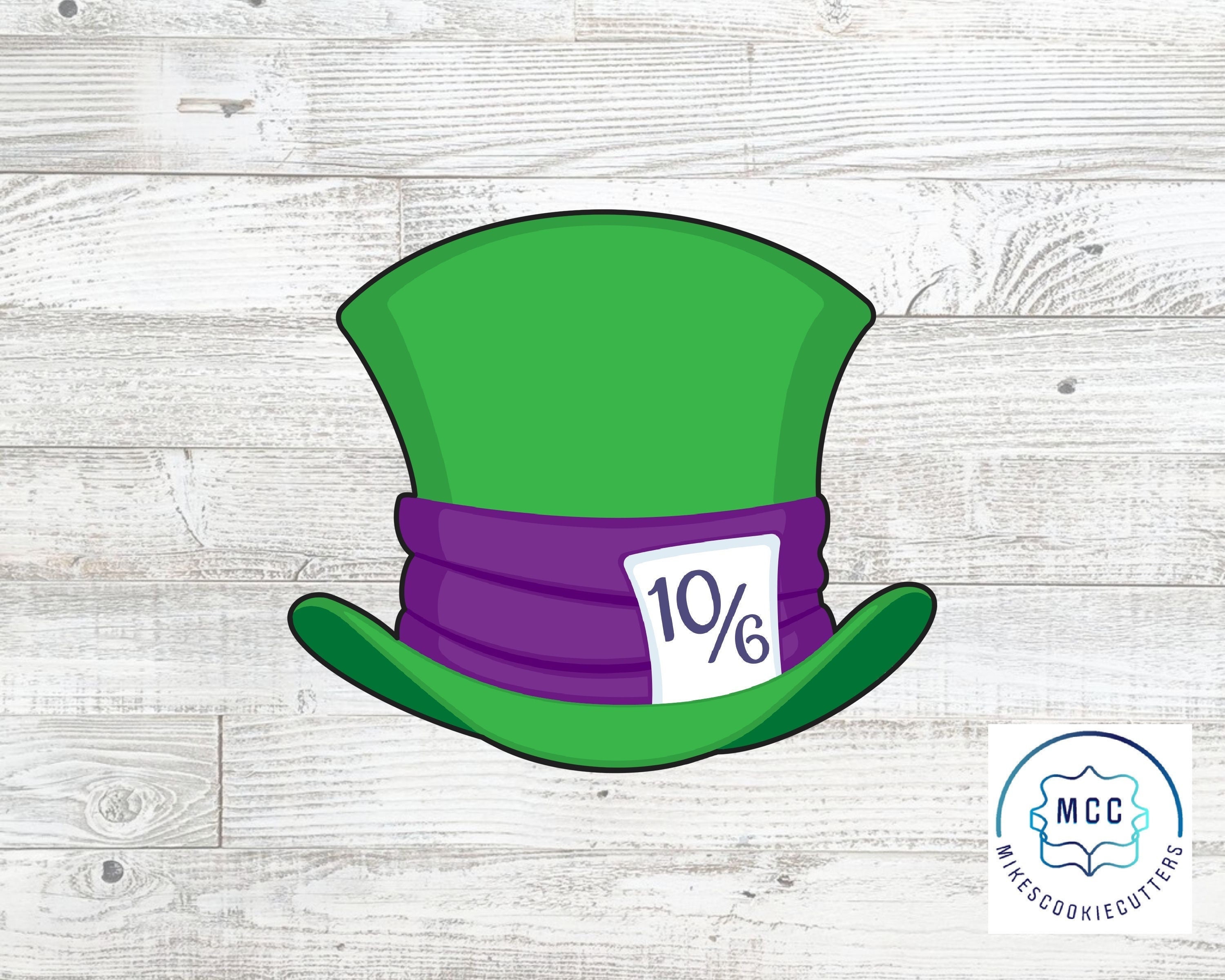 Cartoon Mad Hatter Hat