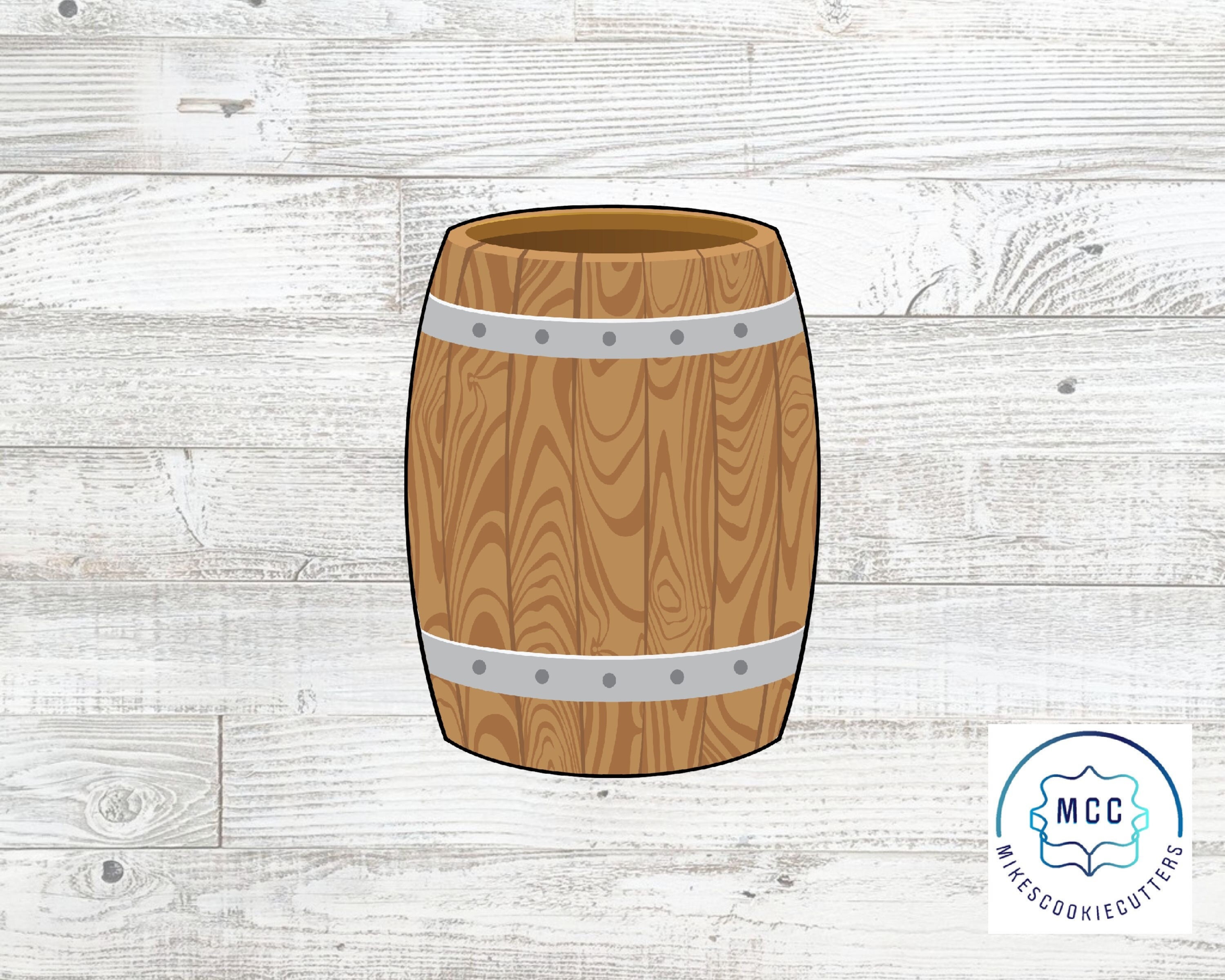 Beer Keg Wine Whiskey Barrel Cookie Cutter - Etsy