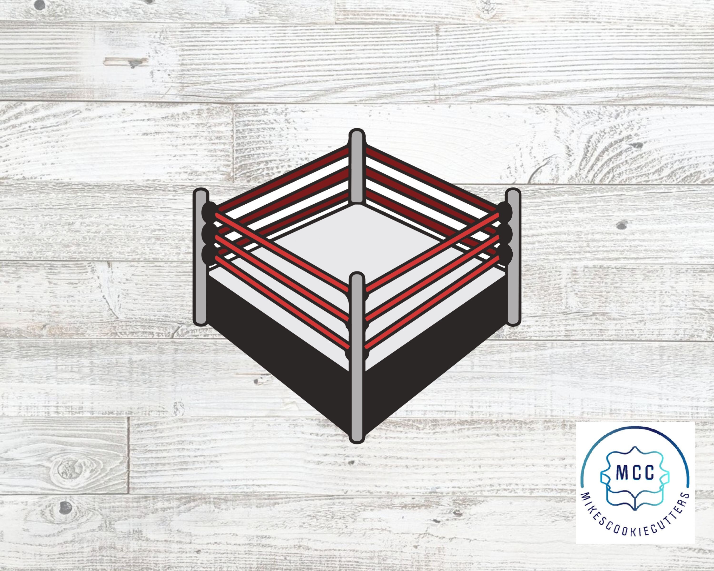 Wrestling Boxing Ring Cookie Cutter - Etsy