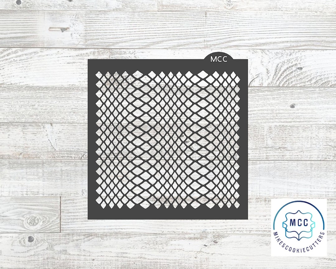 Snake Reptile Animal Print Stencil - Etsy
