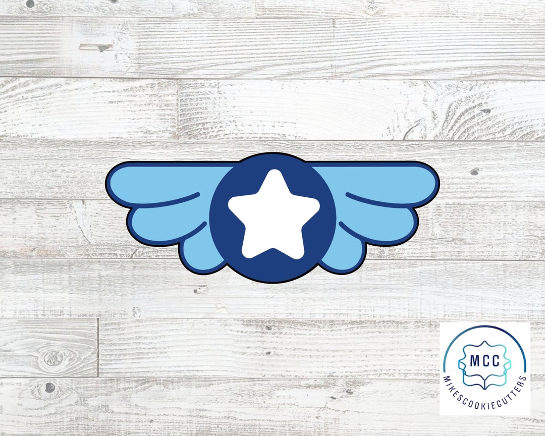 Pilot Airplane Wings Cookie Cutter - Etsy