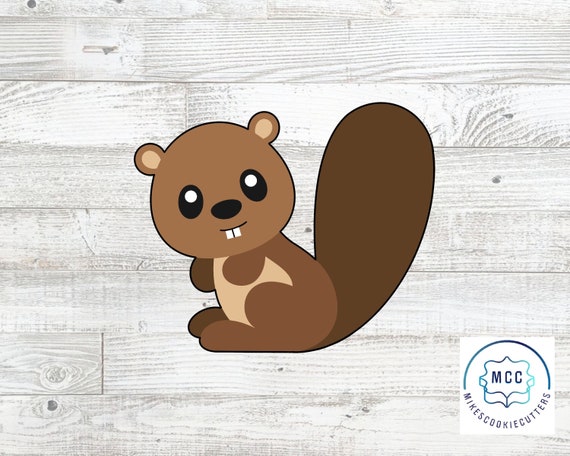 Woodland Beaver Cookie Cutter | Etsy