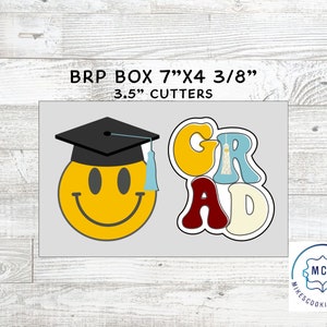 Hippie Groovy Retro Grad Smiley Face Cookie Cutter - Etsy