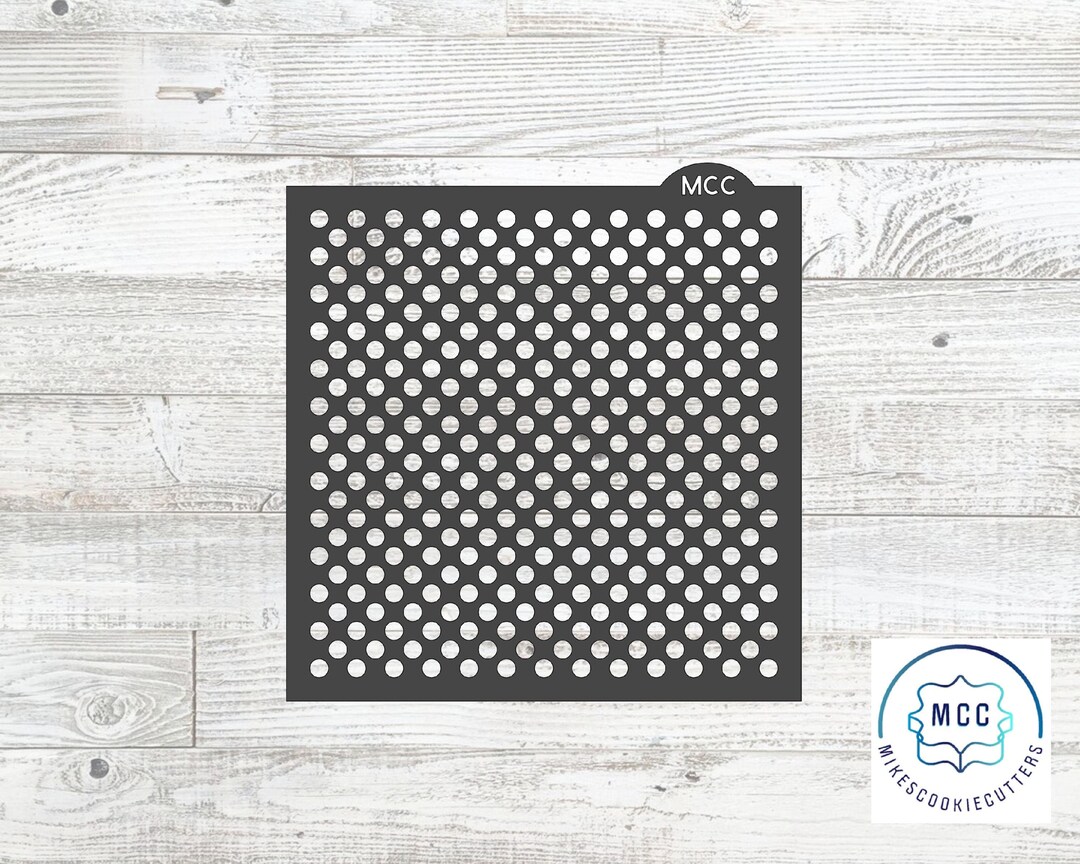 Small Circles Stencil 1 - Etsy
