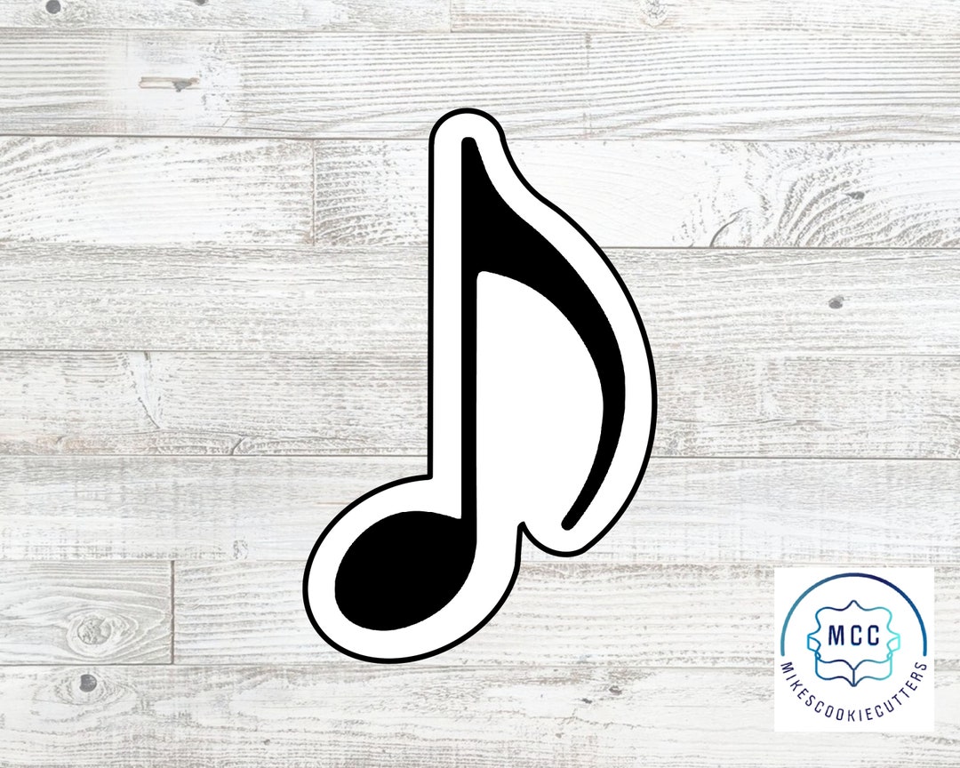 Quaver Music Note Cookie Cutter - Etsy