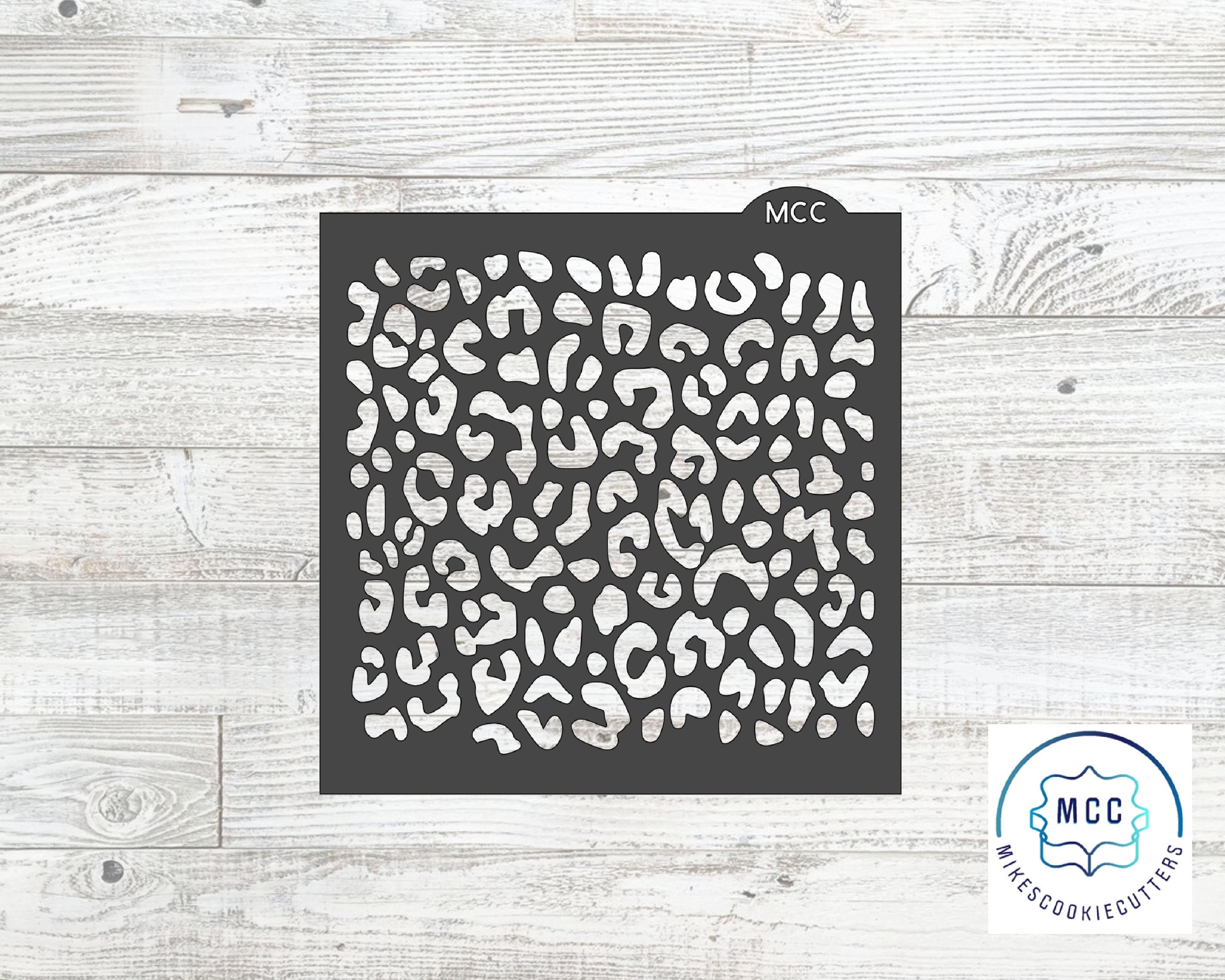 Leopard Animal Stencil