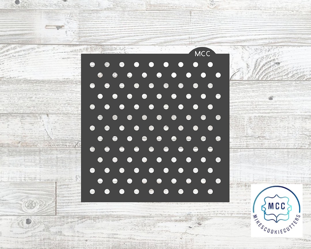 Small Circles Stencil 2 - Etsy