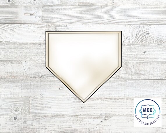 Baseball Home Plate Cookie Cutter - Etsy