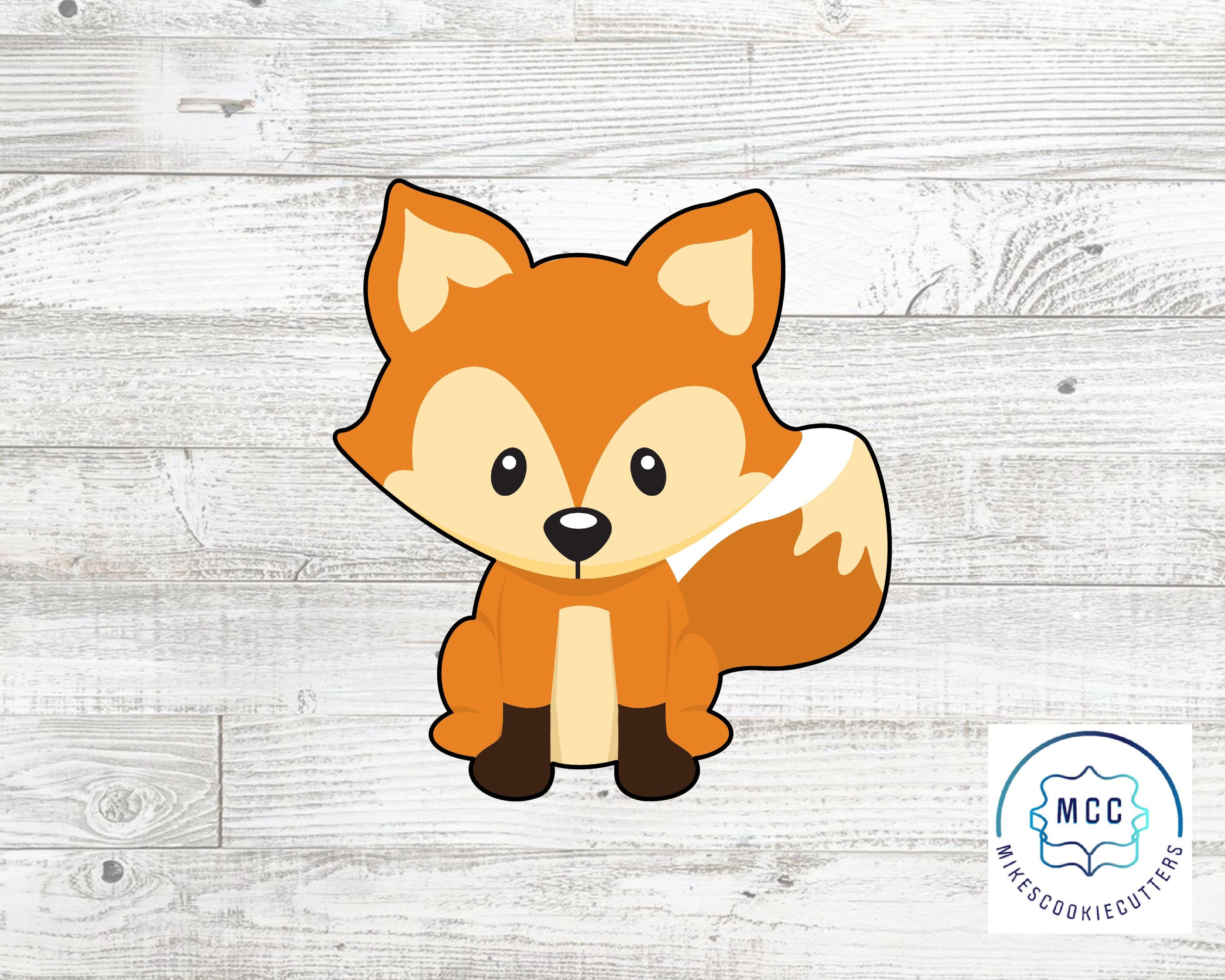 Home & Hobby Baking Food & Fermenting Fox With Bow Cookie Cutter etna ...