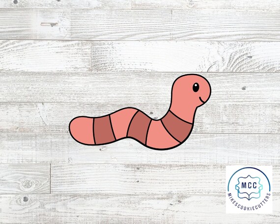 Worm Cookie Cutter - Etsy