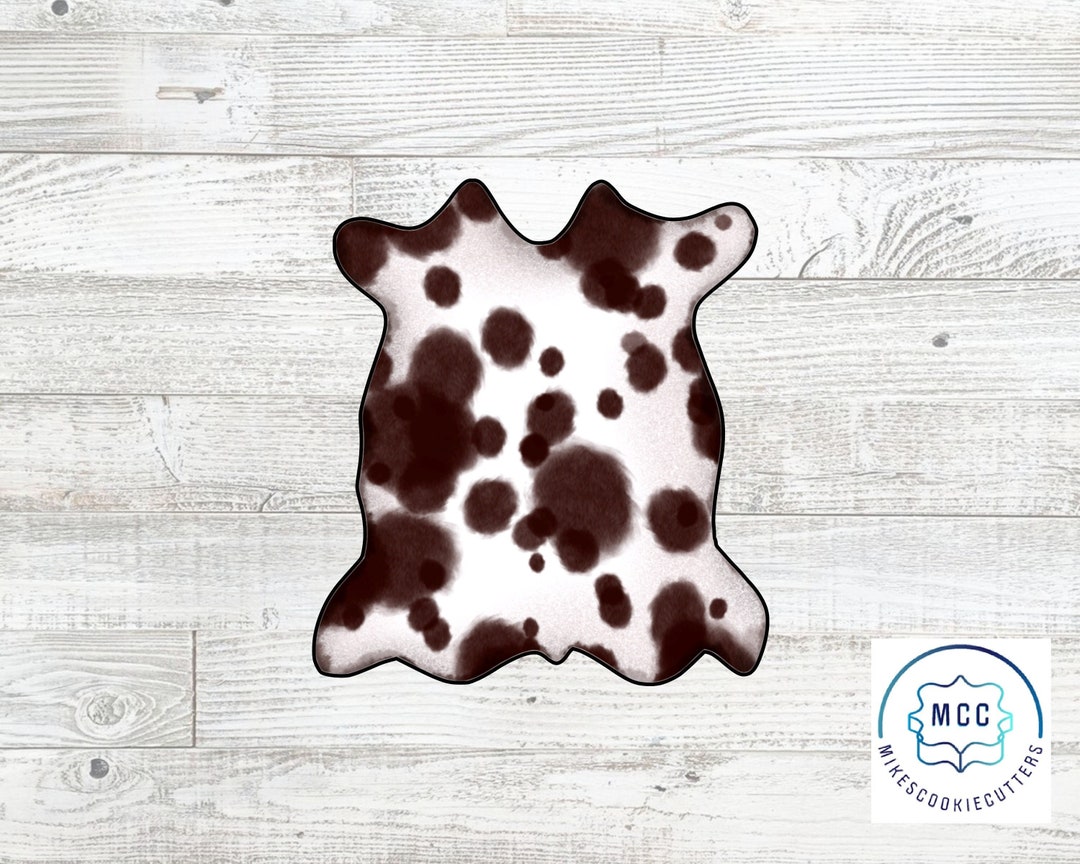 Cowhide Cow Hide Cookie Cutter - Etsy