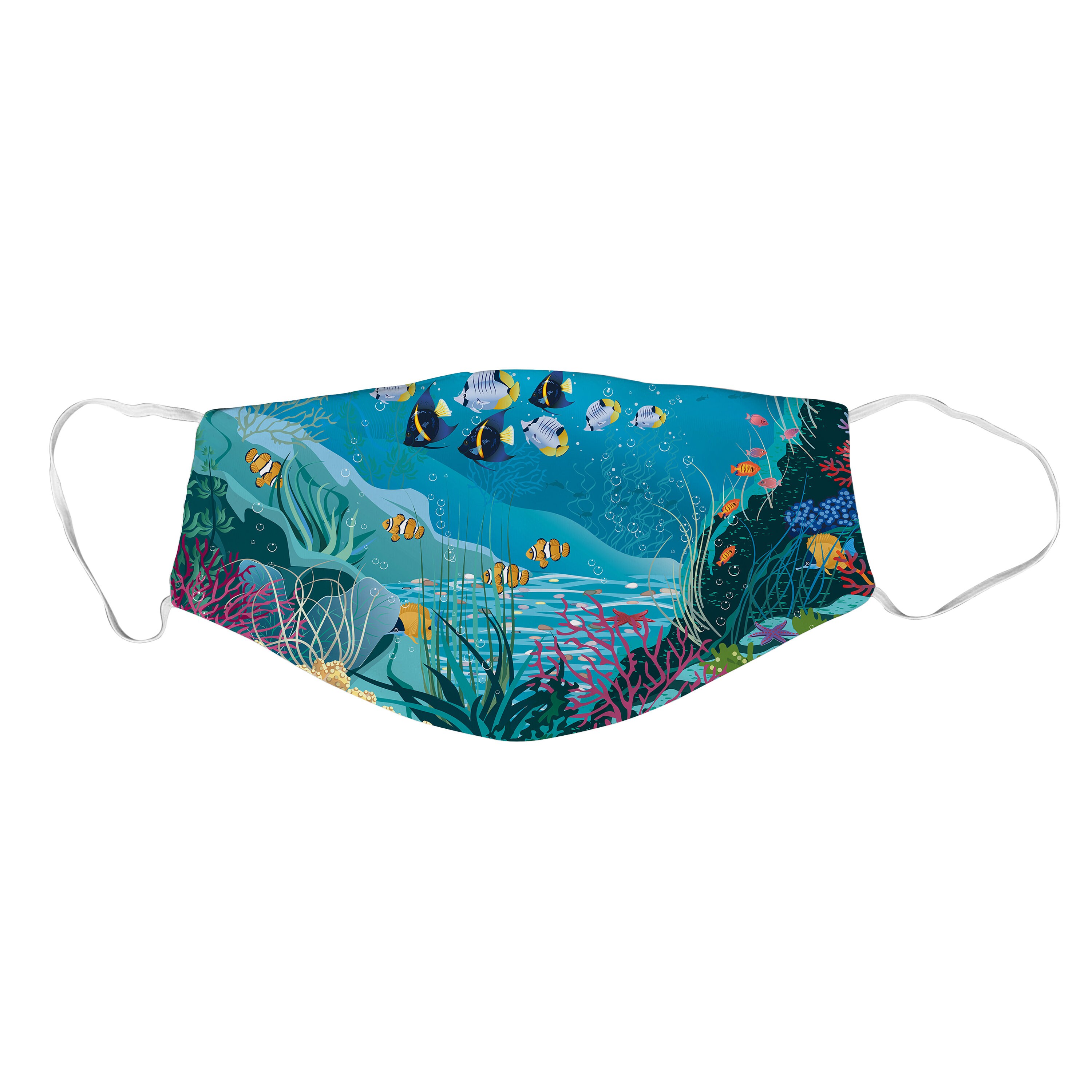 Ocean Life Face Cover Mask Underwater Reef - Etsy.de