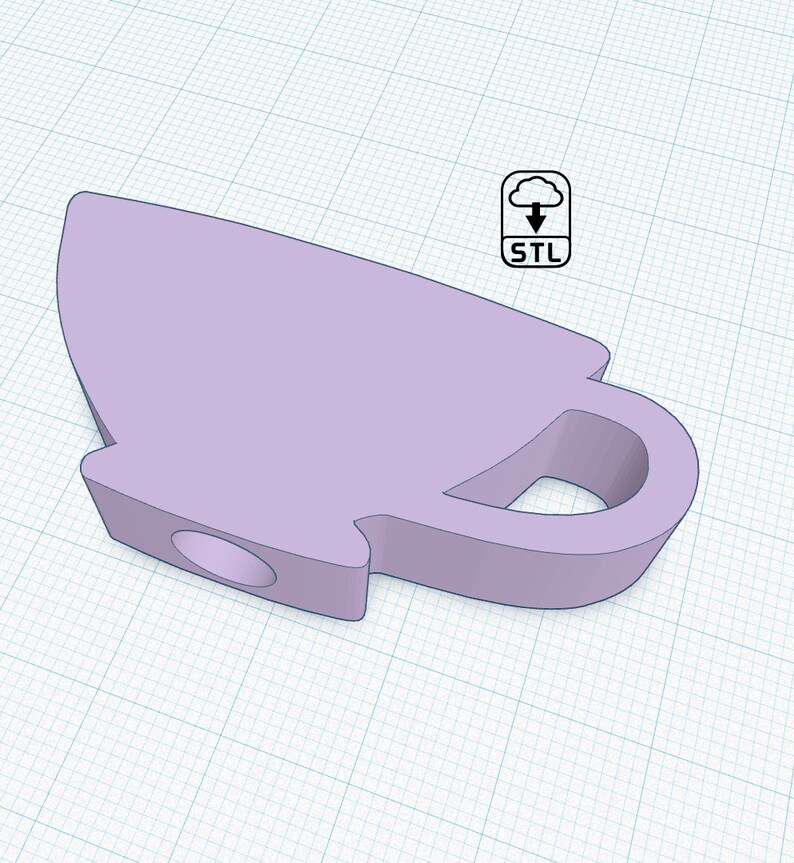 Teacup Straw Topper STL Download for 3D Printing Staw Buddies | Etsy