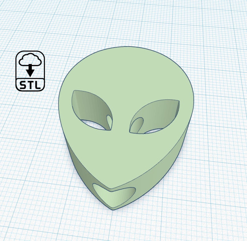 Alien Straw Topper STL Download for 3D Printing Staw Buddies | Etsy