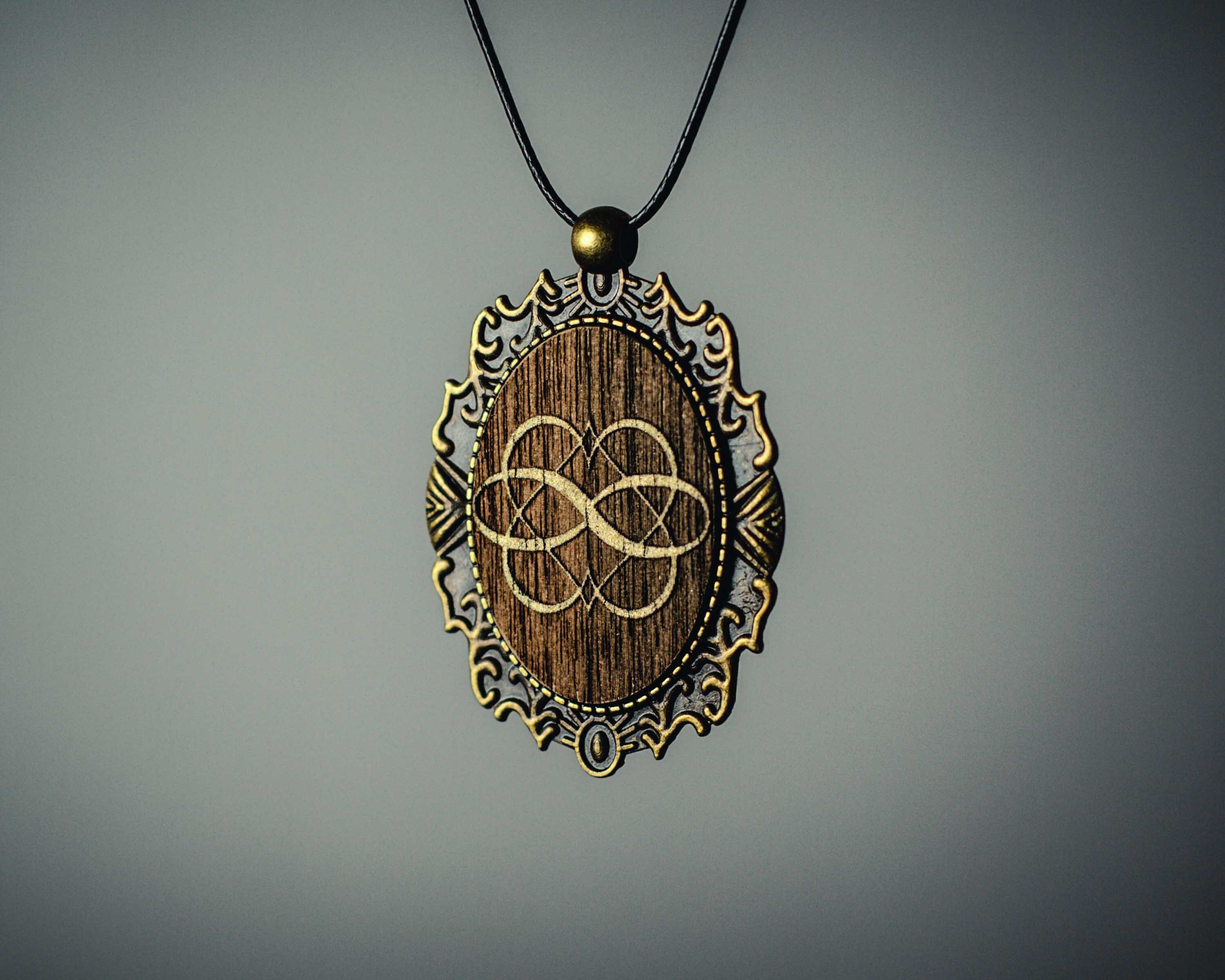 Polyamory Necklace Jewelry Polyamory Symbol Pendant - Etsy UK