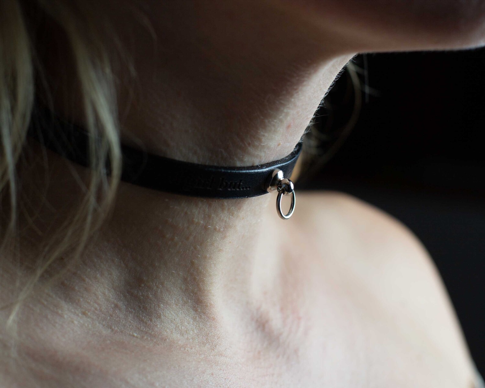 BDSM Submissive Day Collar Discreet Custom O Ring Choker - Etsy