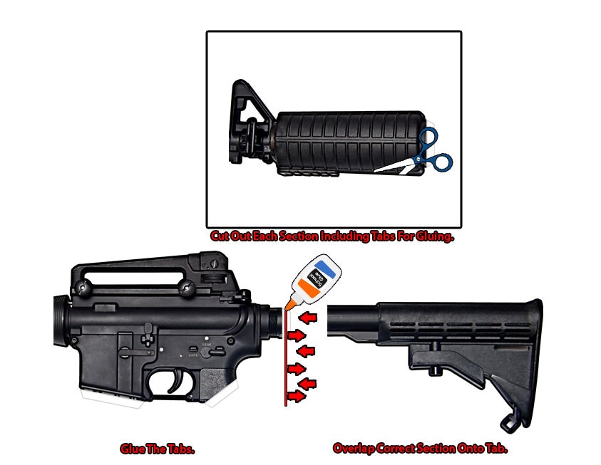 DIY Life Size M4/ AR-15 Rifle Cut Out *digital Download* - Etsy