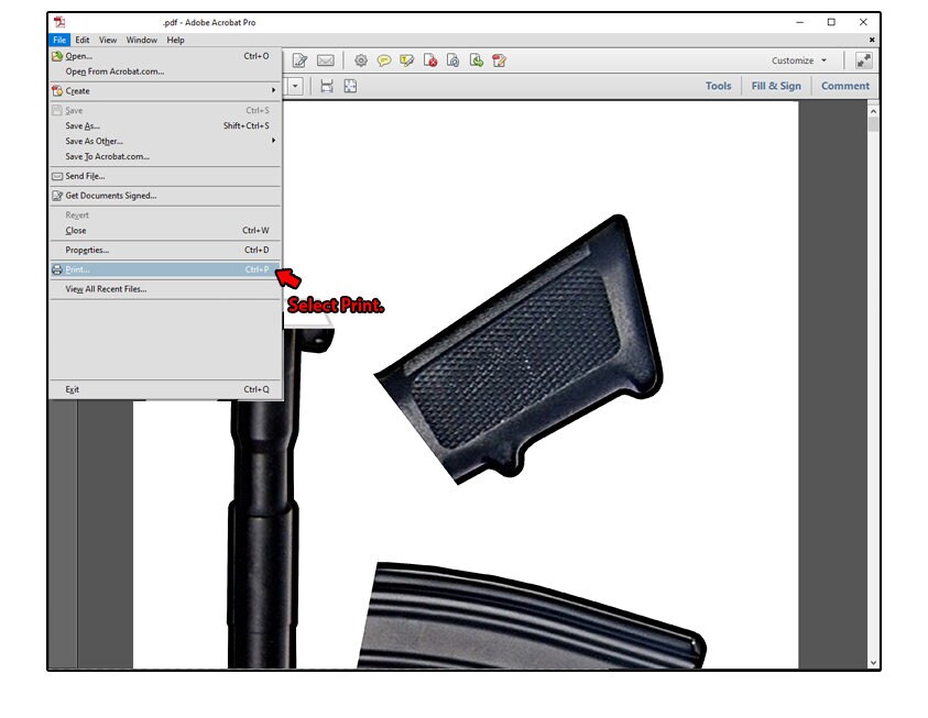 DIY Life Size M4/ AR-15 Rifle Cut Out *digital Download* - Etsy