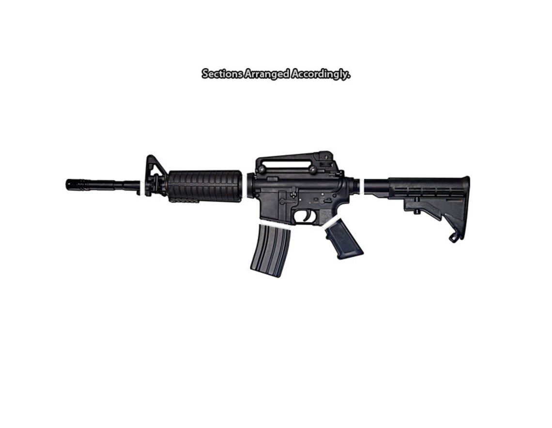 DIY Life Size M4/ AR-15 Rifle Cut Out *digital Download* - Etsy