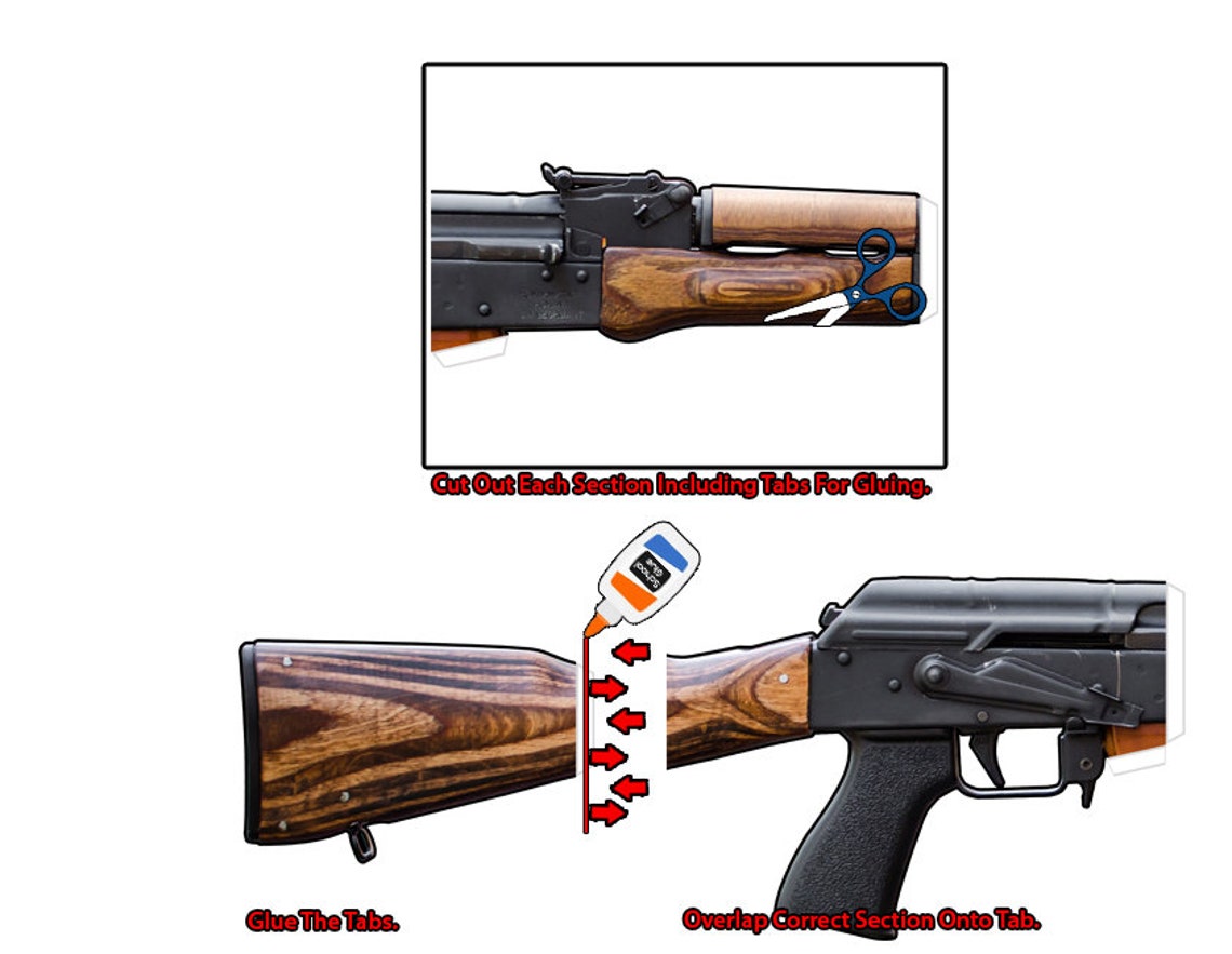 DIY Life Size AK47 Rifle Cut Out *digital Download* - Etsy