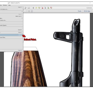 DIY Life Size AK47 Rifle Cut Out *digital Download* - Etsy