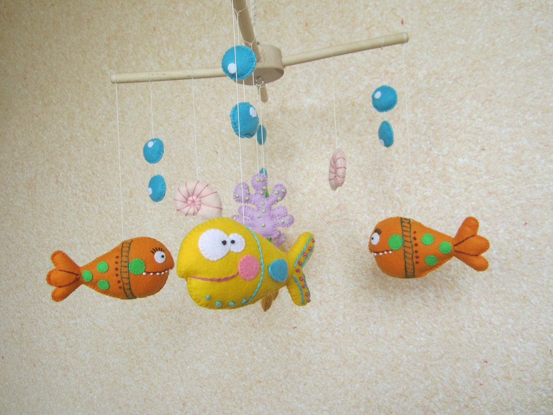 Sea Creatures Baby Mobile Ocean Mobile - Etsy