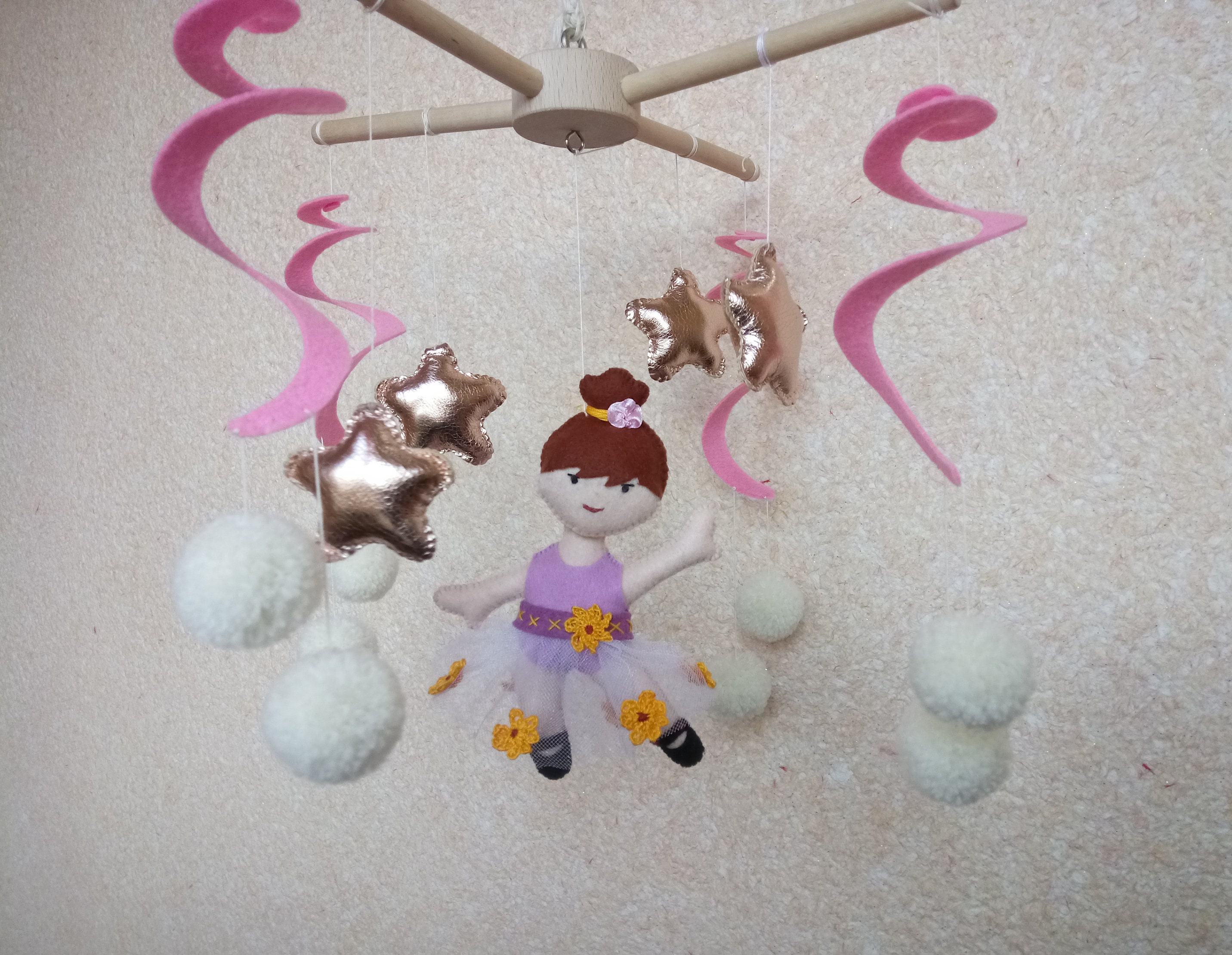 Ballerina Mobile, Ballet Baby Mobile - Etsy