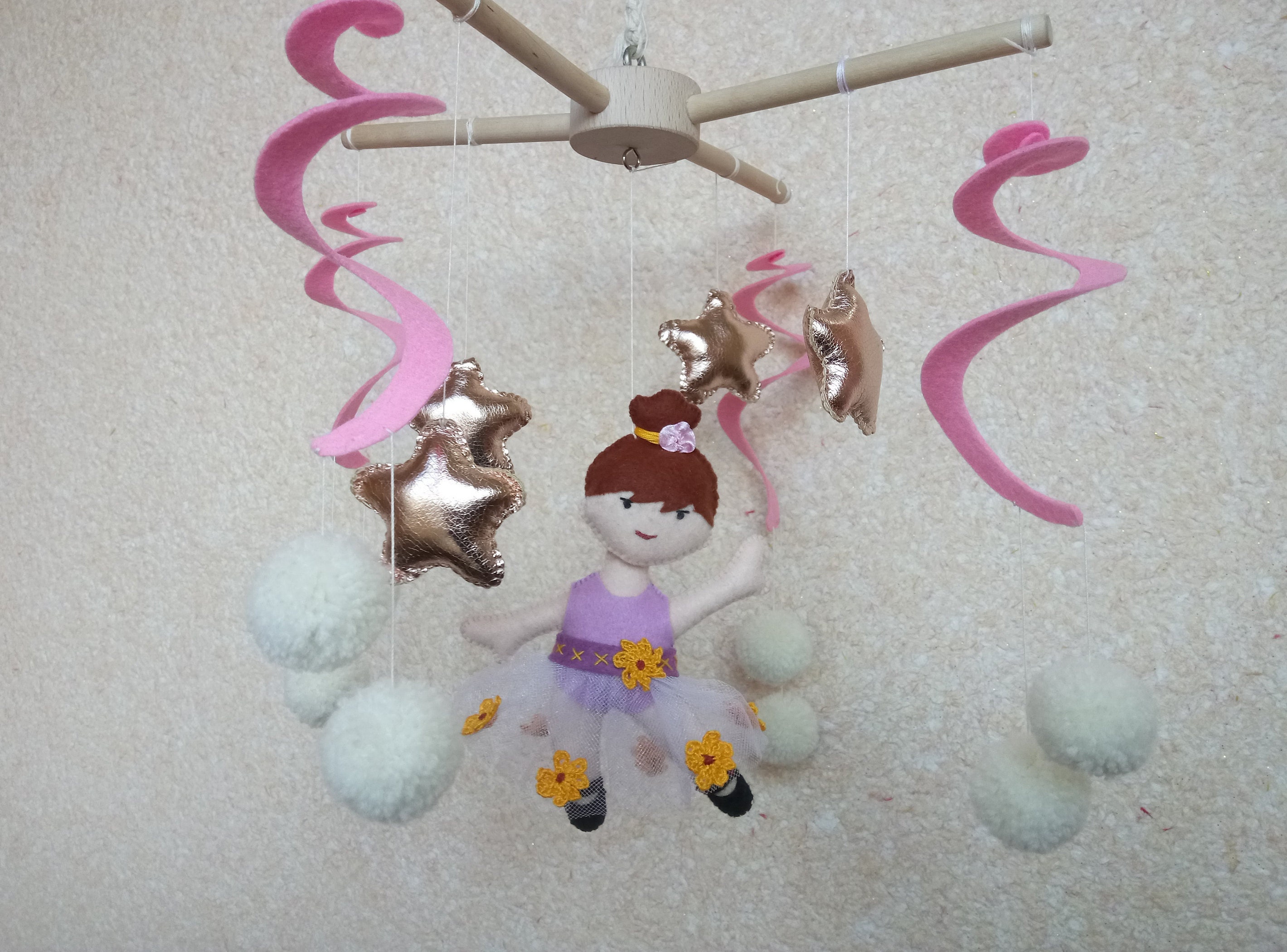 Ballerina Mobile, Ballet Baby Mobile - Etsy