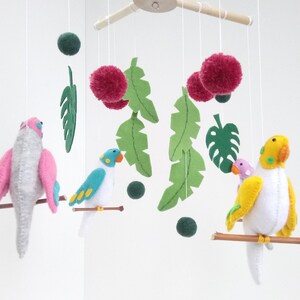 Parrot Mobile, Lovebird Mobile, Bird Mobile - Etsy