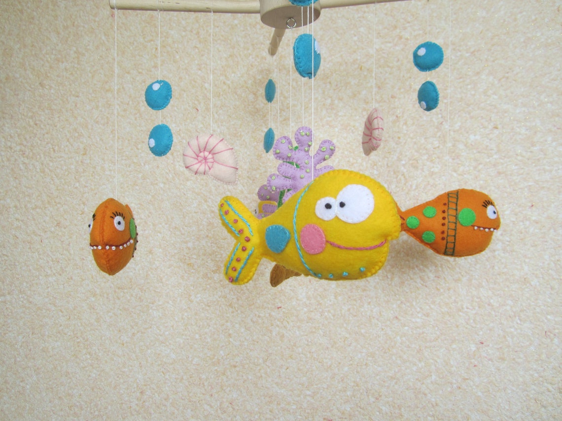 Sea Creatures Baby Mobile Ocean Mobile - Etsy