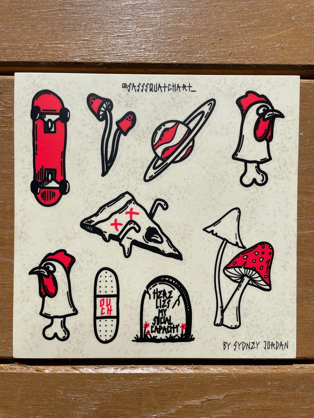 L8r Sk8r Sticker Page | Skater Sticker Page | Skater Sticker Pack ...