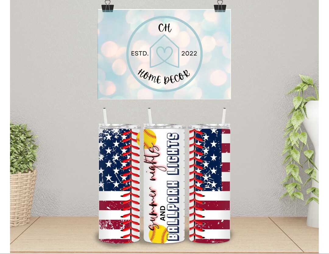 Ballpark Lights Softball - Etsy