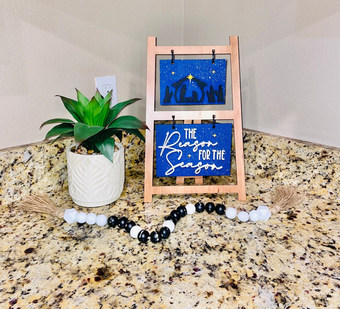 DIY Unfinished Wood Blanks Kit Reason for the Season DIY - Etsy