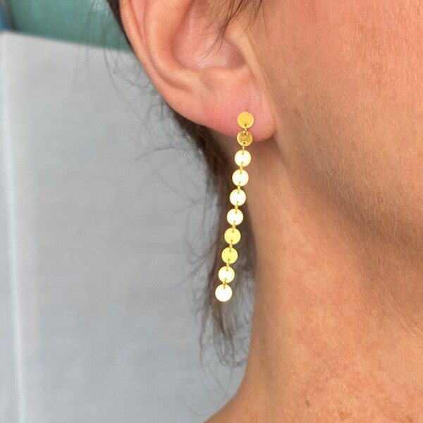 Linear Earrings - Etsy