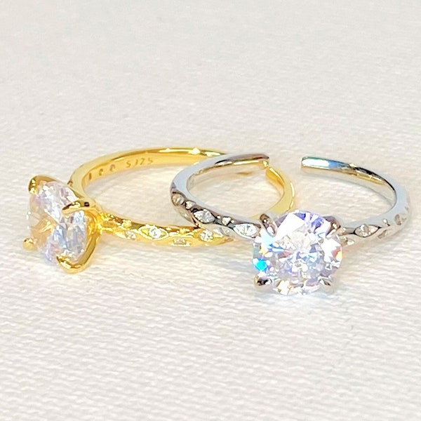 Faux Engagement Ring - Etsy