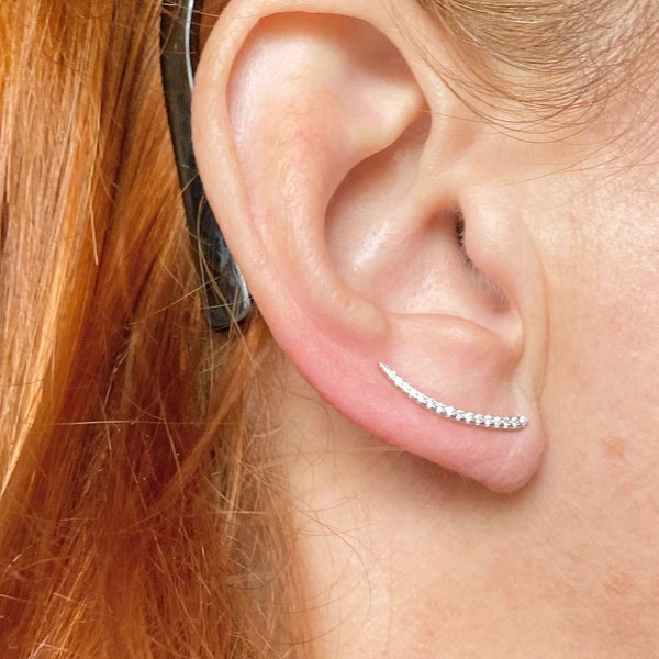 Curved Ear Cuff - Etsy