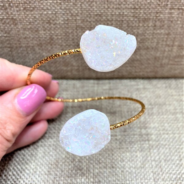 Druzy Bracelet - Etsy