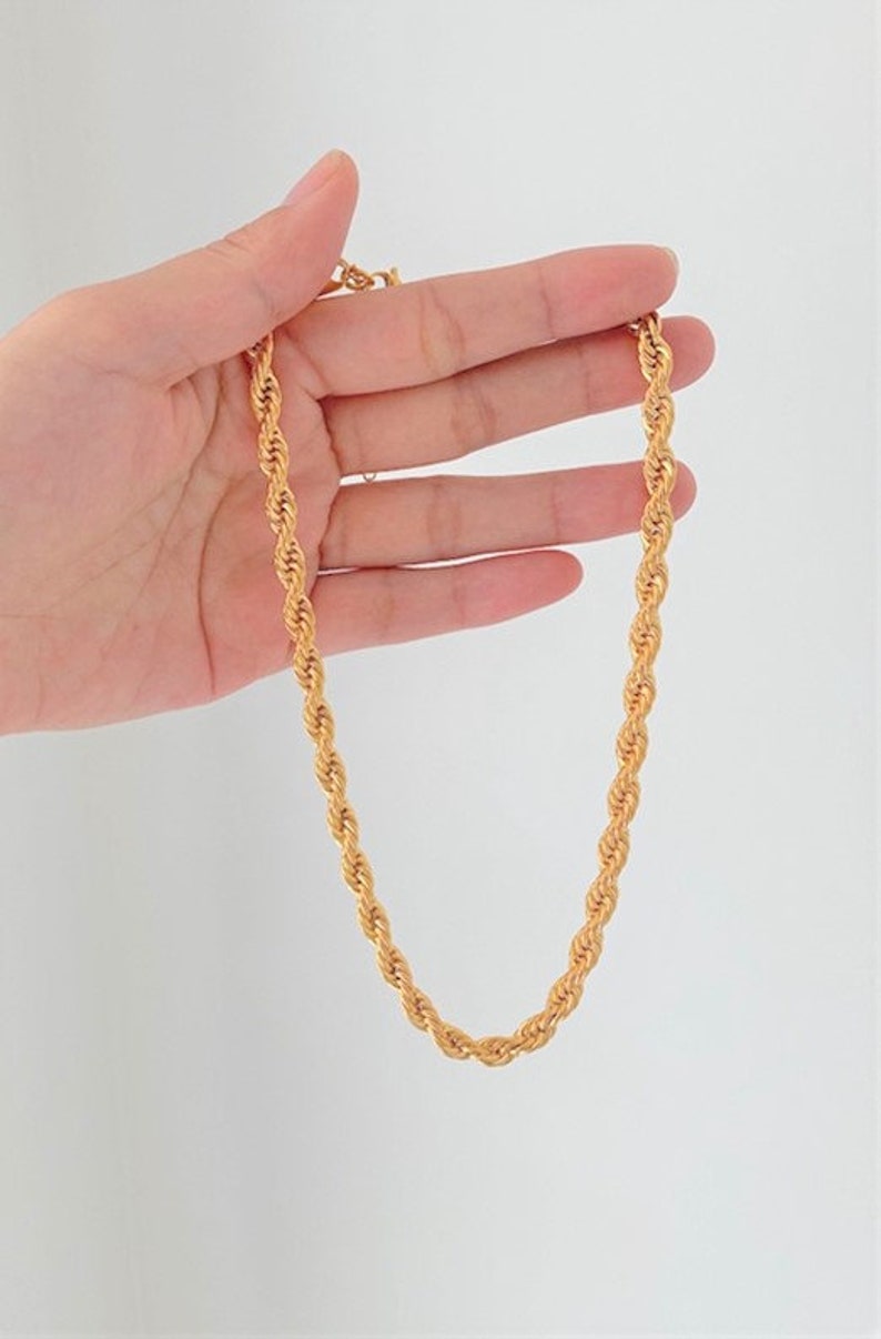 Luxury Gold Rope Chains 2mm 3mm 5mm Quality Gold Plated - Etsy