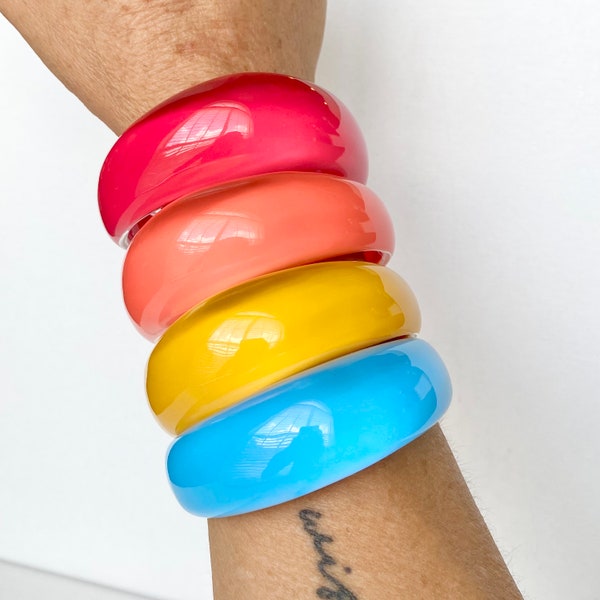 Enamel Cuff Bracelet - Etsy