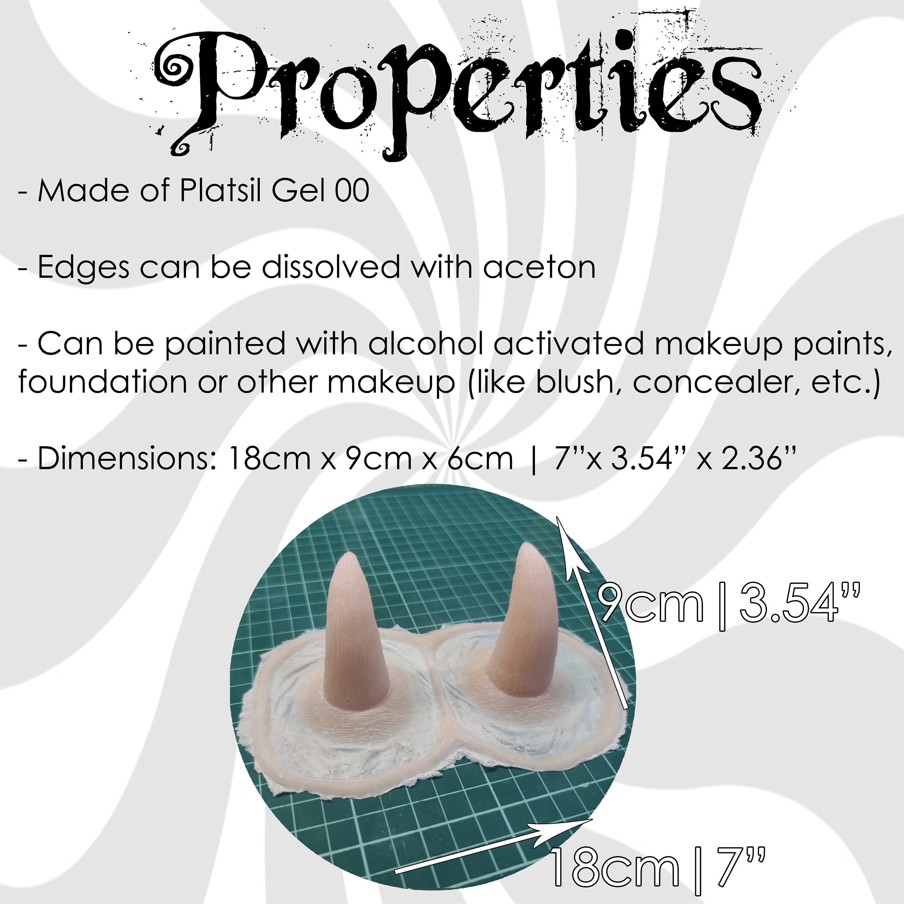 Silikon Prothese SFX Devil Horns Latex-free for Film TV - Etsy