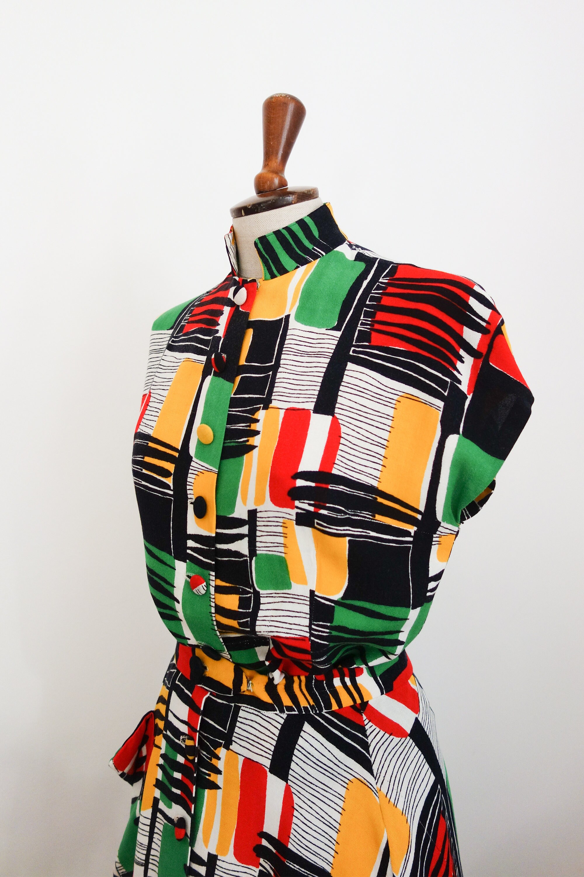Atomic Print Costume, 50s, Set - Etsy