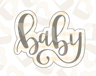 Baby Plaque Cookie Cutter or Stencil - Etsy