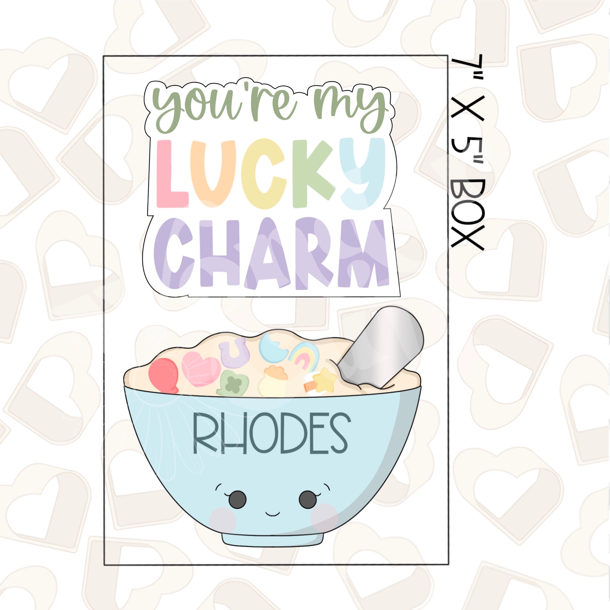 You're My Lucky Charm Set of 2 Cookie Cutters- St Patrick's Day Cookie ...
