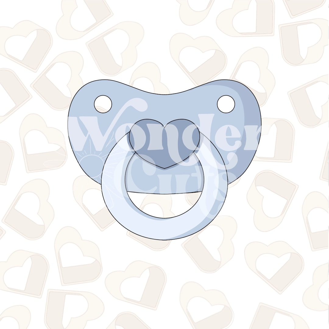Baby Pacifier Cookie Cutter- Baby Cookie Cutters - Etsy