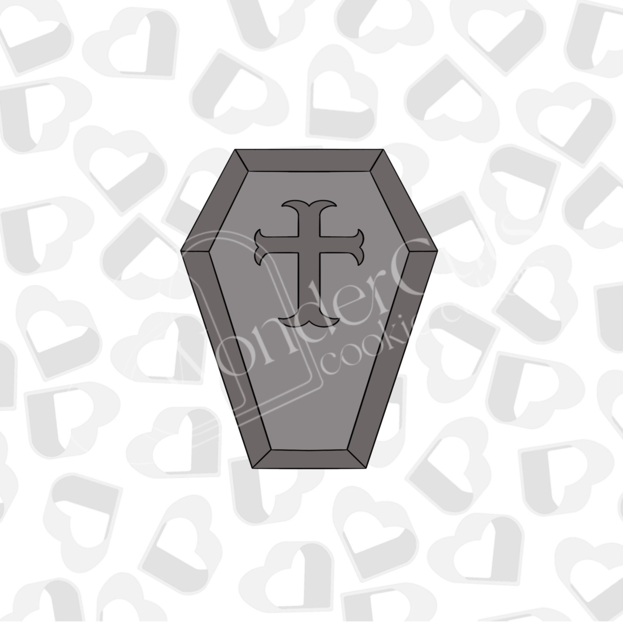 Chubby Coffin Cookie Cutter - Etsy